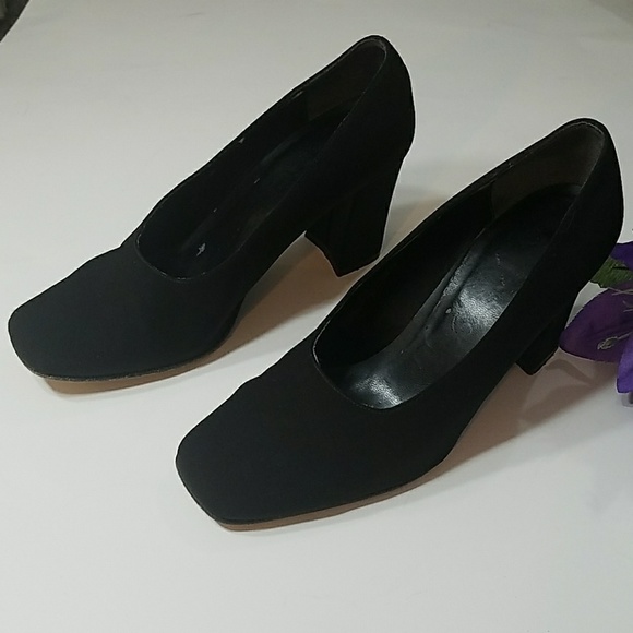 Sesto Meucci | Shoes | Vintage Sesto Meucci Fabric Block Heels | Poshmark